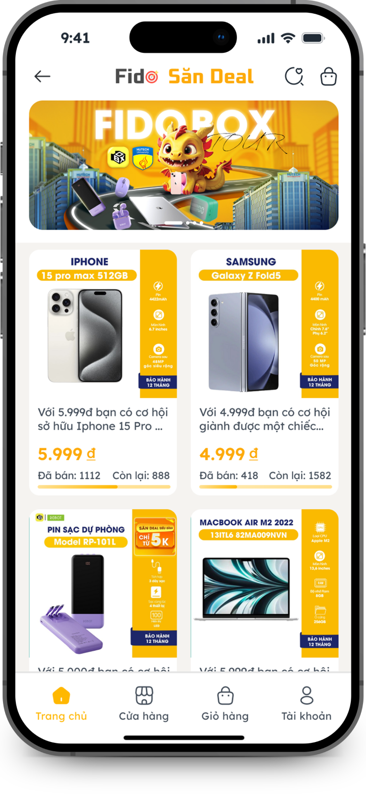 Dự án App Fido Box – Toyar Corporation